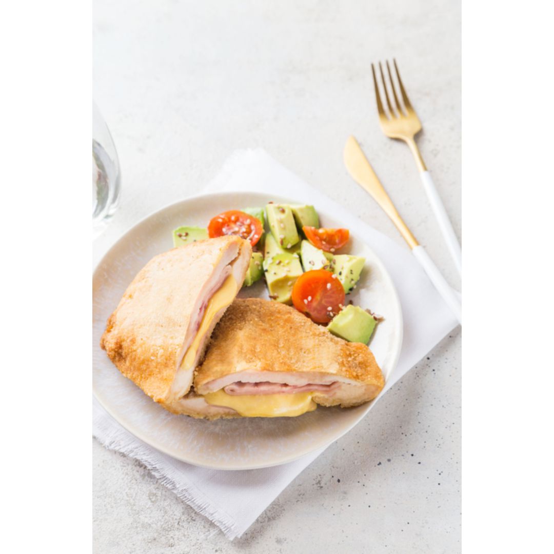 MILANESA DE POLLO RELLENA J&Q – CHICKEN FIT – La Tienda del Celiaco